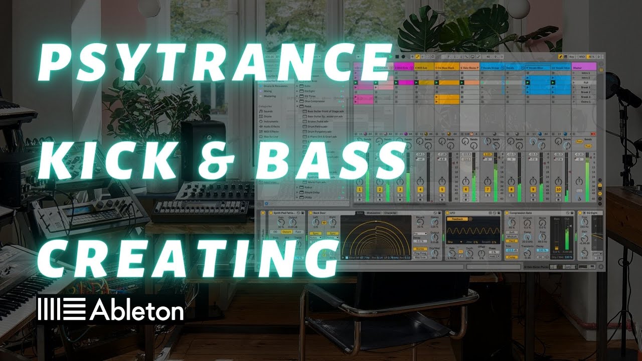 Psytrance Kick & Bass Creating Design - Ableton Live Psytrance Tutorial ...