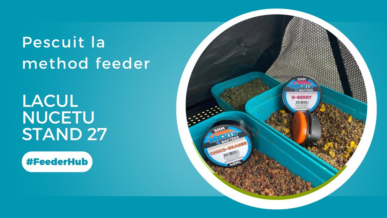 Pescuit la method feeder pe Lacul Nucetu (stand 27) - YouTube