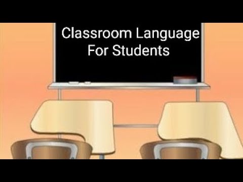 Classroom language for students that you must know | basic - YouTube