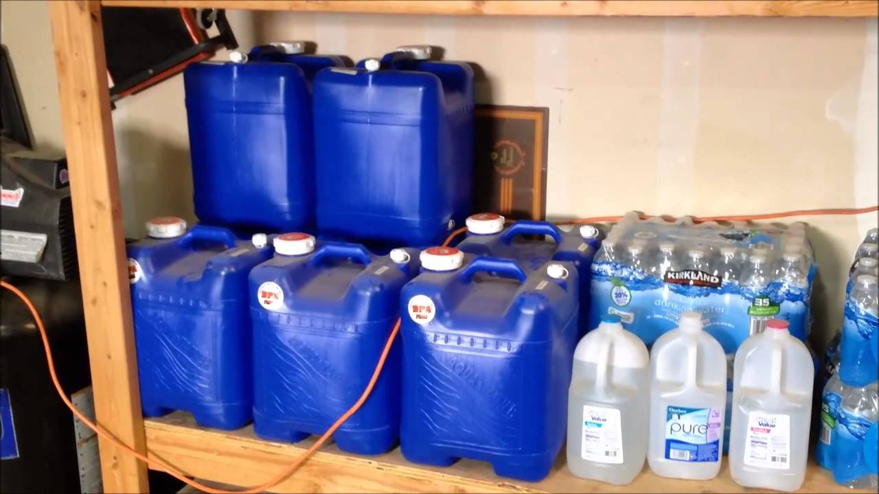 Water Aqua Tainer & CA extreme drought! Home Water Storage - YouTube