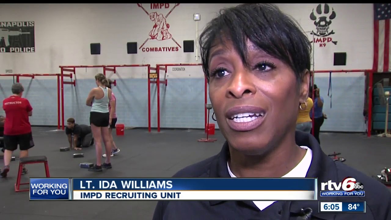 IMPD hosts behind the badge workshop for women - YouTube
