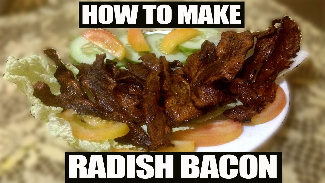 How to Make Radish Bacon | Vegan Bacon from Radish | Barbz Kitchen ...