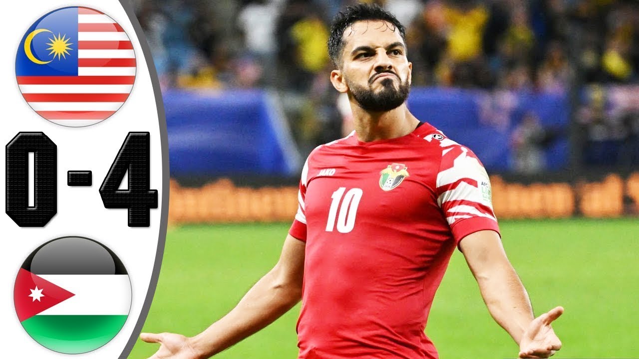 Malaysia vs Jordan 0 4 Highlights & All Goals 2024 - YouTube