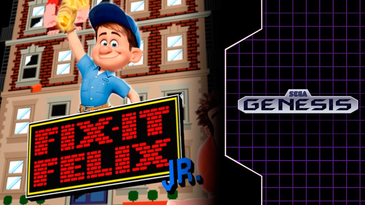 Fix-It Felix Jr | Sega Genesis | Kega Fusion | Full HD 1080p/60fps ...
