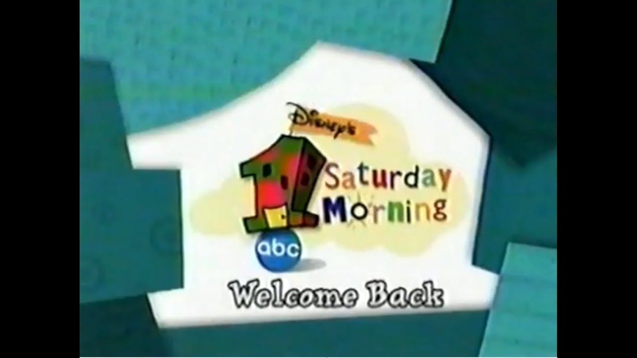 DISNEY'S ONE SATURDAY MORNING BUMPER FROM 90'S - YouTube