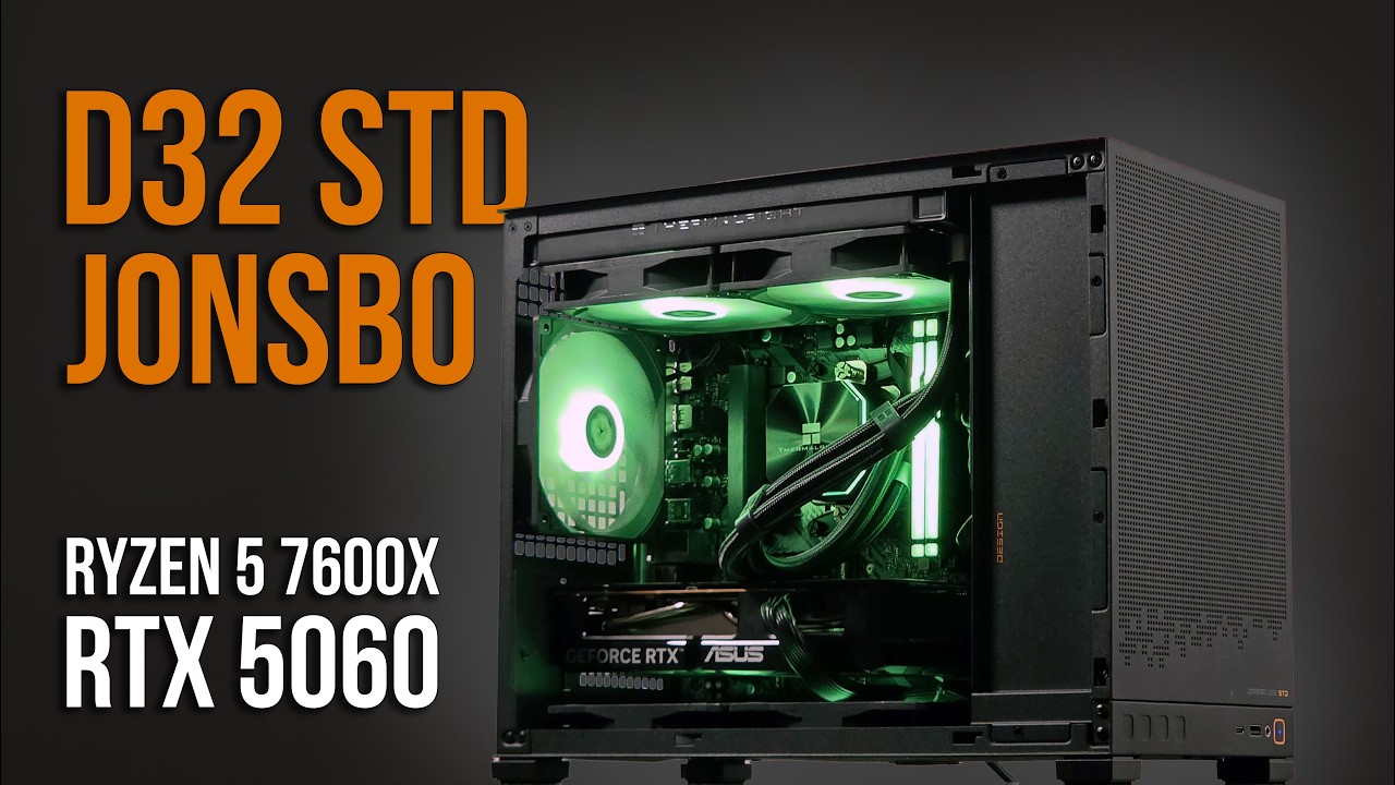 Jonsbo D32 STD Budget mATX Gaming PC Build | Ryzen 5 7600X | RTX 5060 ...
