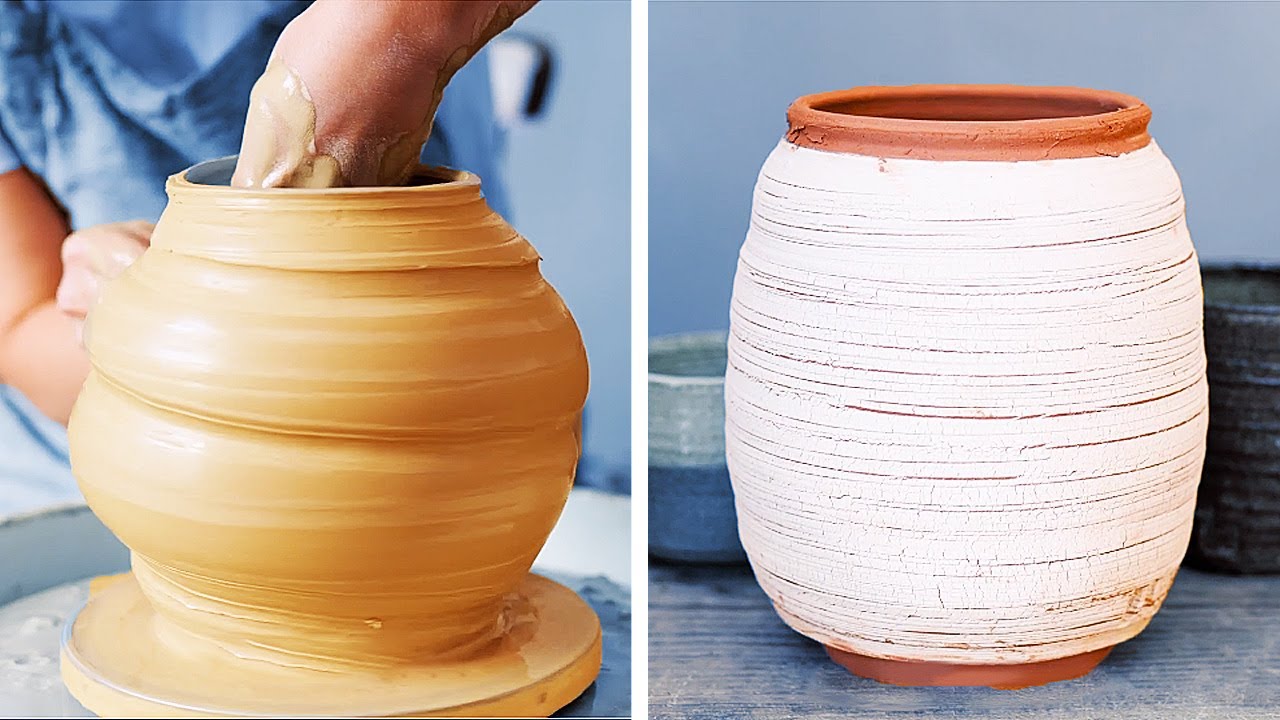 POLYMER CLAY VS POTTERY || STUNNING HOME DECORATIONS by 5-minute ...
