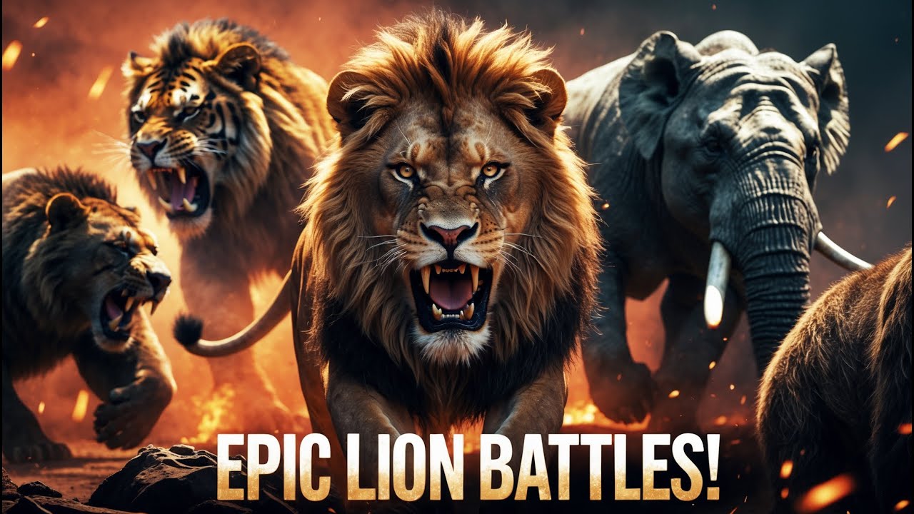 Unstoppable Lion Battles | Ultimate Showdowns with Nature’s Deadliest ...
