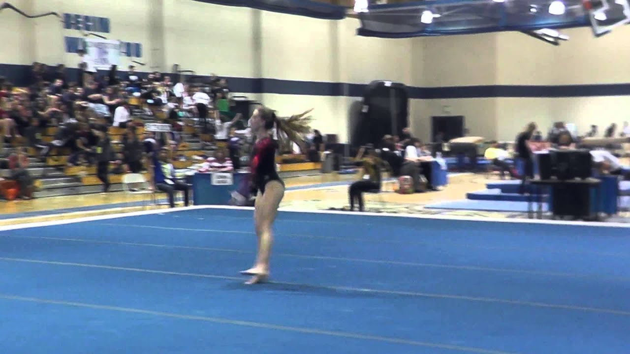 Shea Pomona Gymnastics Floor - YouTube