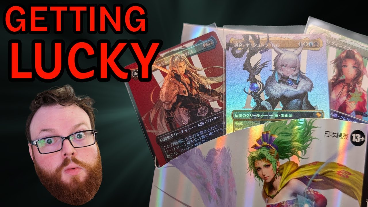 INCREDIBLE LUCK Opening a Final Fantasy x Magic: The Gathering ...