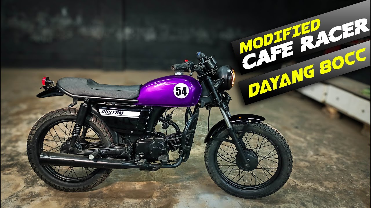 DAYANG 80CC BIKE MODIFIED TO CAFE RACER IN BANGLADESH @BikeParlour ...