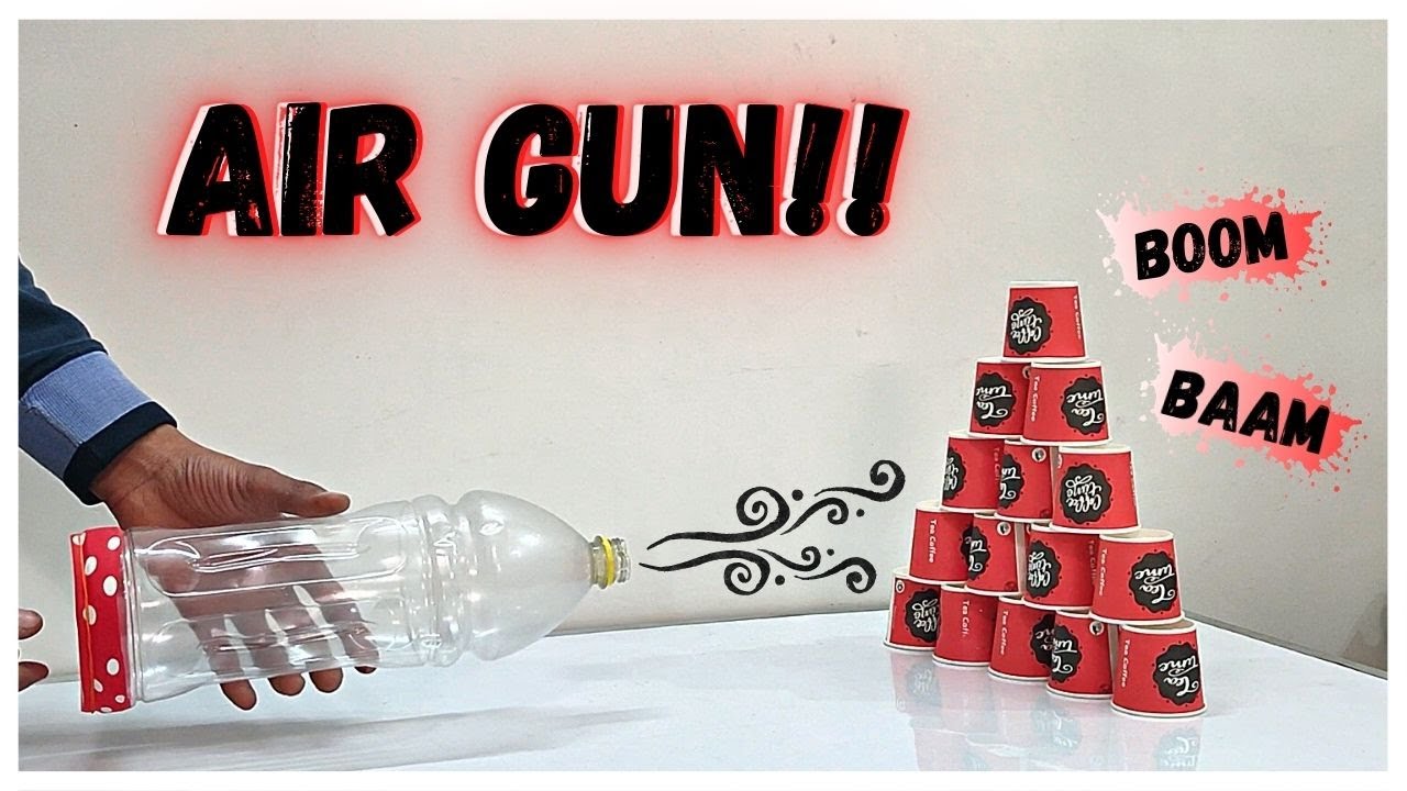 DIY AIR CANON From Plastic Bottle - YouTube