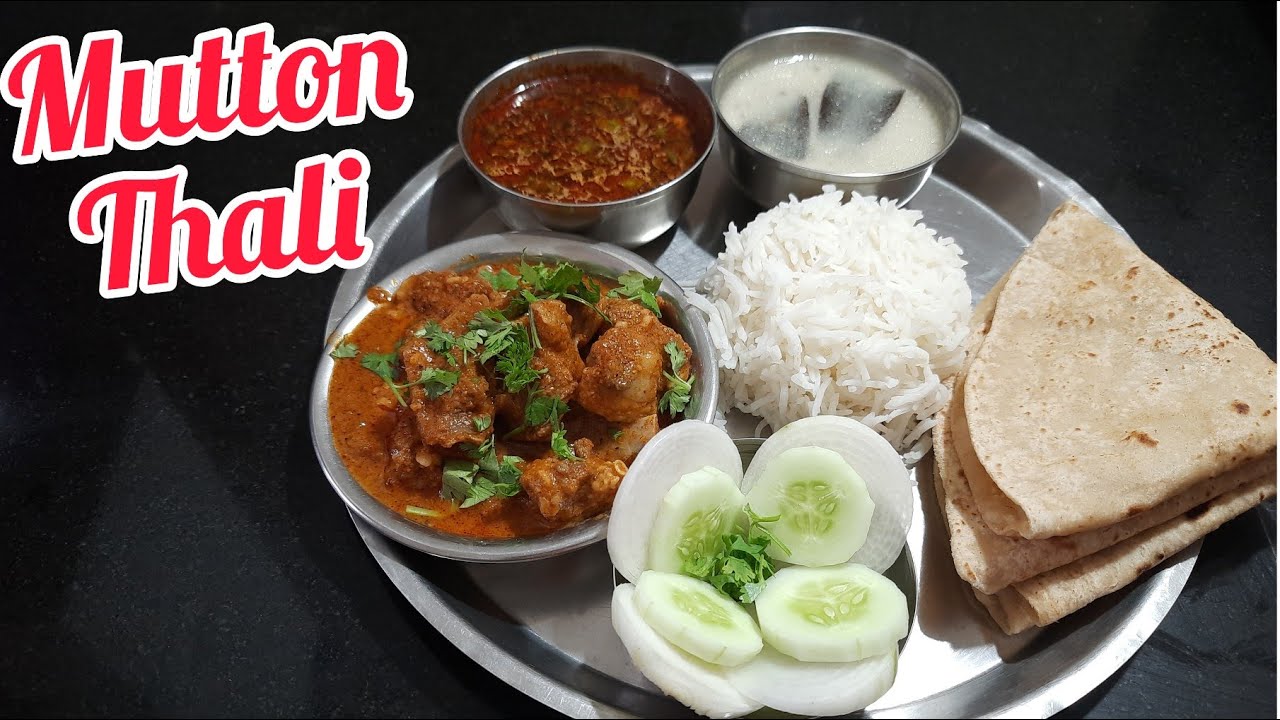 Kolhapuri Mutton Thali|| कोल्हापुरी मटण थाली|| Tambda Pandhara Rassa ...