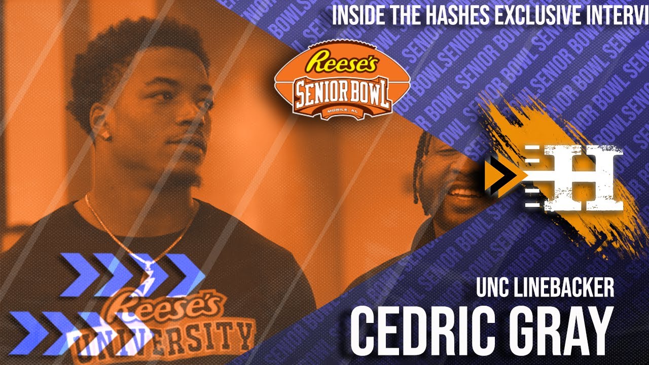 Cedric Gray UNC LB || 2024 Senior Bowl Exclusive Interview - YouTube