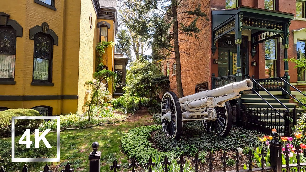 4K Walking in Chicago - Wicker Park - Historic Houses - Spring Day ...