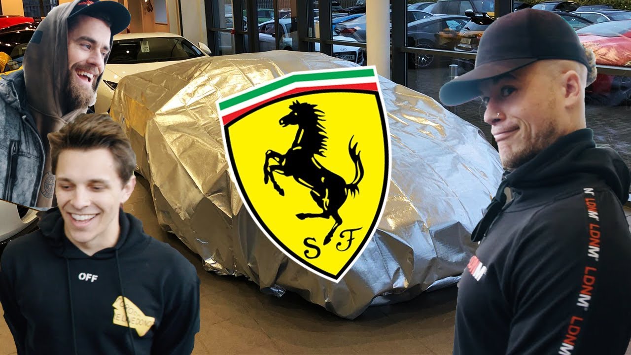 MY BROTHER BOUGHT A FERRARI! *COLLECTION DAY* - YouTube