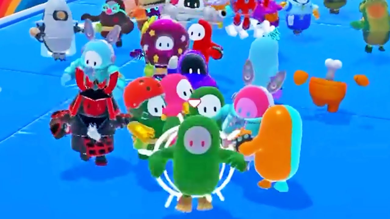 FALL GUYS BUT I BEAT A FULL LOBBY OF STREAM SNIPERS - YouTube