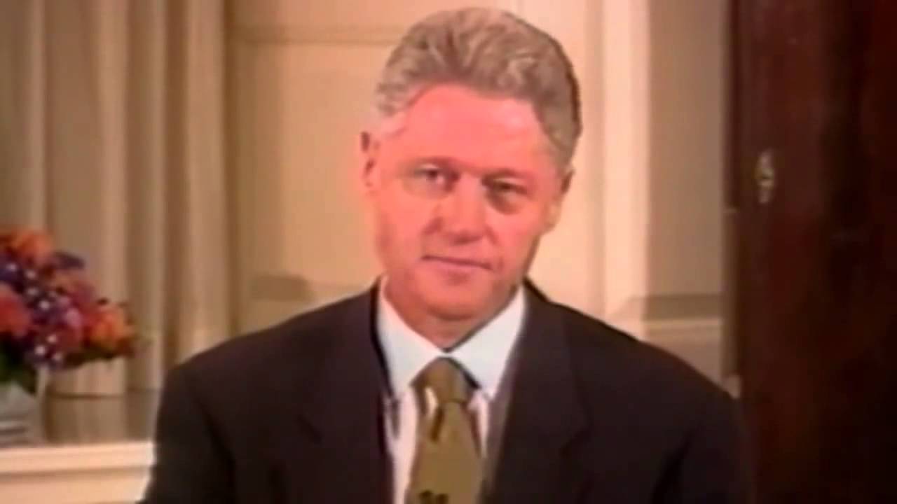 Bill Clinton Monica Lewinsky scandal Former US President's denial ...