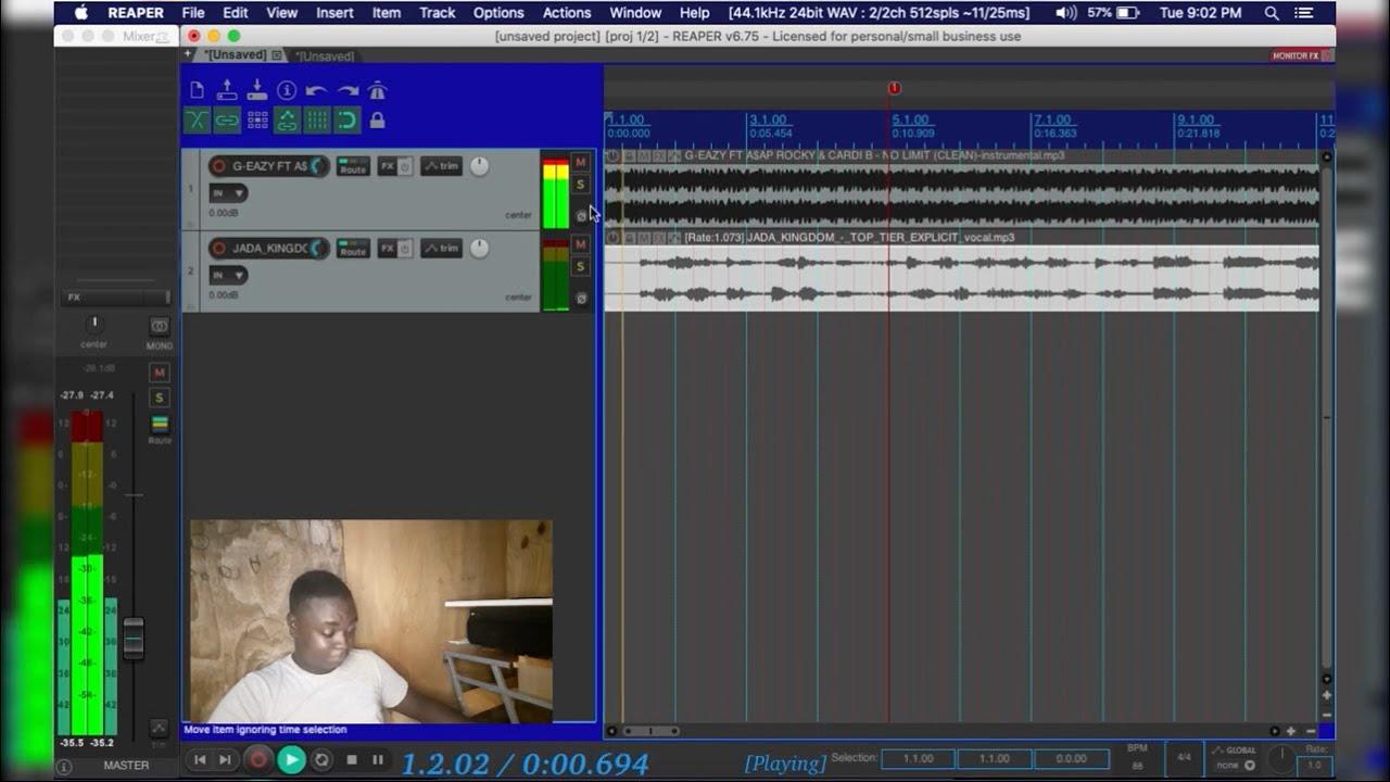 HOW TO MAKE REMIX IN REAPER (PART 2) (MAKING A SIMPLE REMIXING) - YouTube