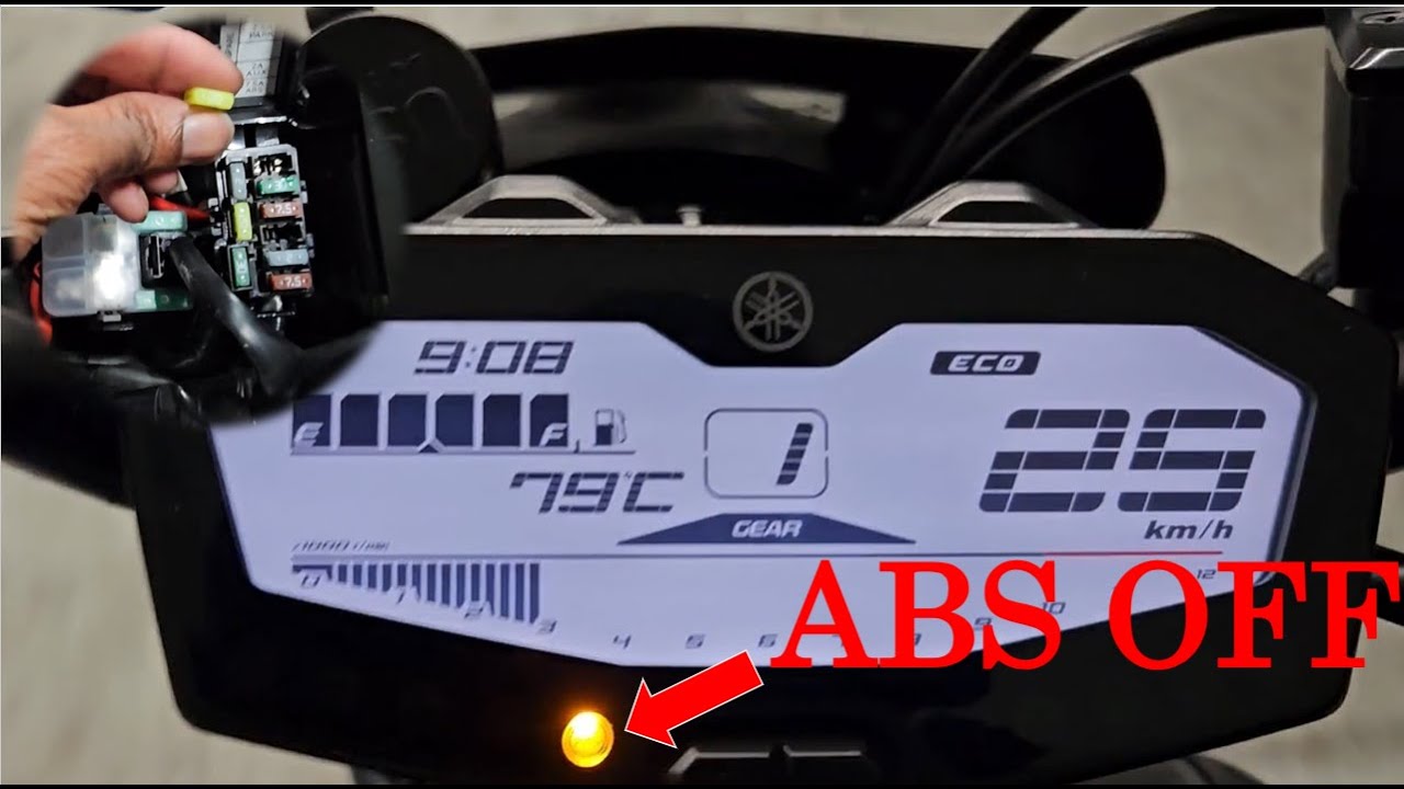 Tuto : Désactivation ABS sur MT07 (Méthode fusible) - YouTube