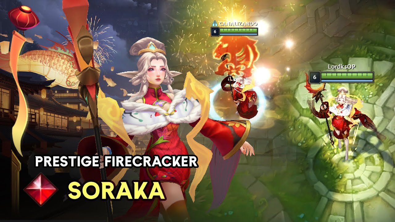 Prestige Firecracker Soraka League of Legends Custom Skin Showcase ...