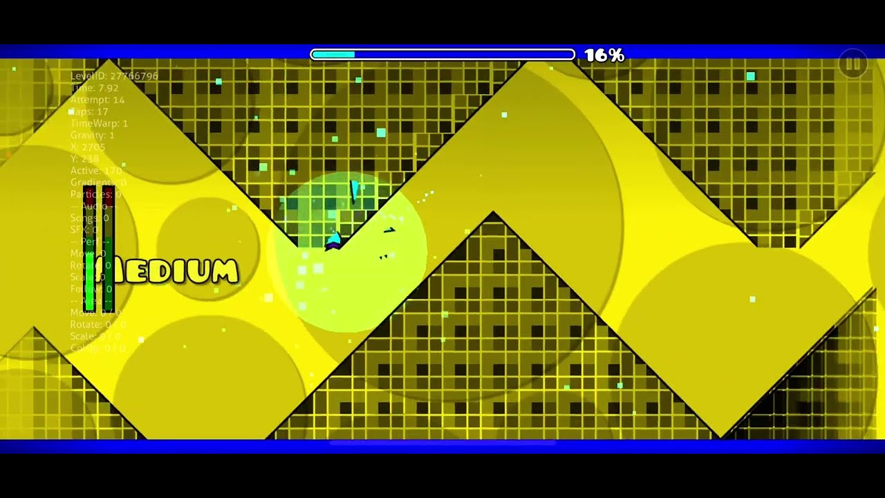 Wave trainer on Geometry Dash first time geometry Dash like a good time ...
