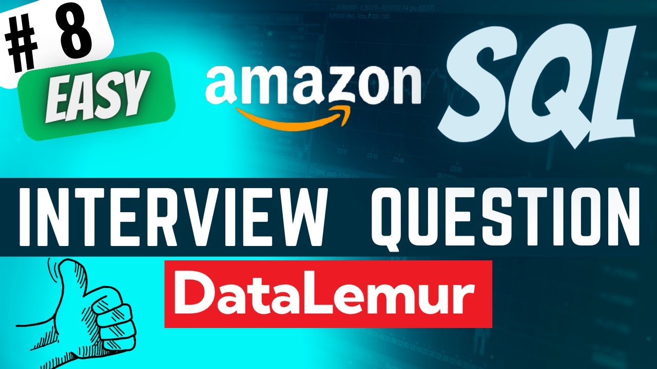Amazon Interview Question Solved Sql Average Review Ratings Everyday Data Science Youtube