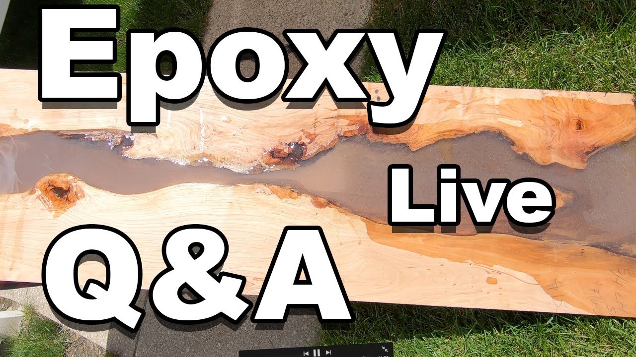 Shop Talk Tuesday Live Q&A Epoxy and Woodworking - YouTube
