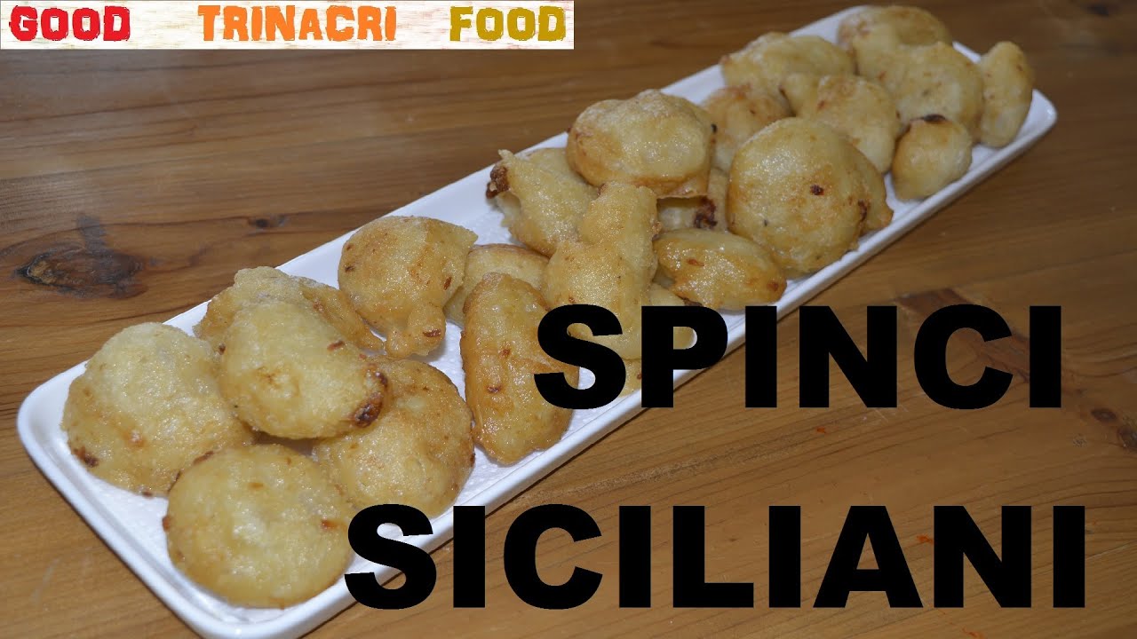 Spinci Siciliani / Beignets Siciliens / Sicilian Fritters - YouTube