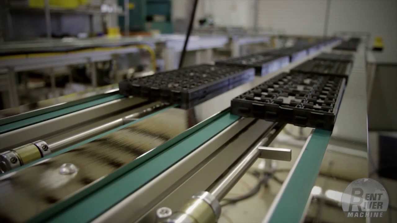 Bent River Machine Automated Tray Handling System - YouTube