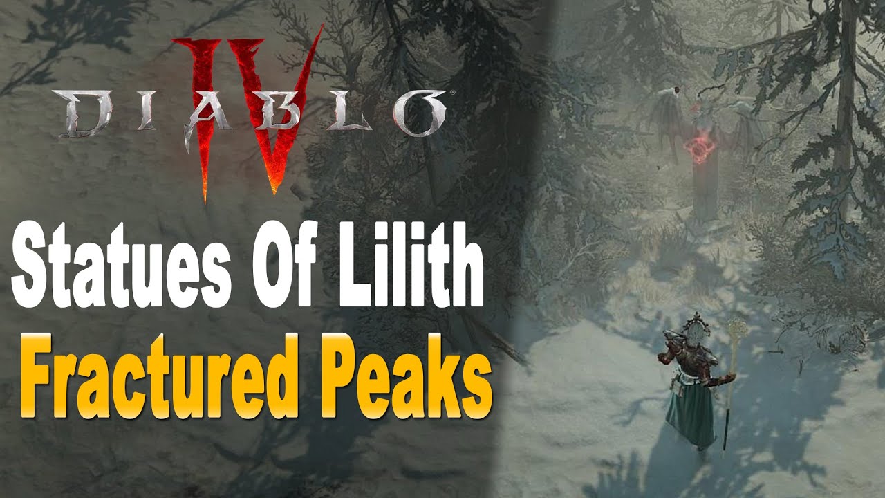 All Altars of Lilith Locations (Fractured Peaks) Diablo 4 - YouTube