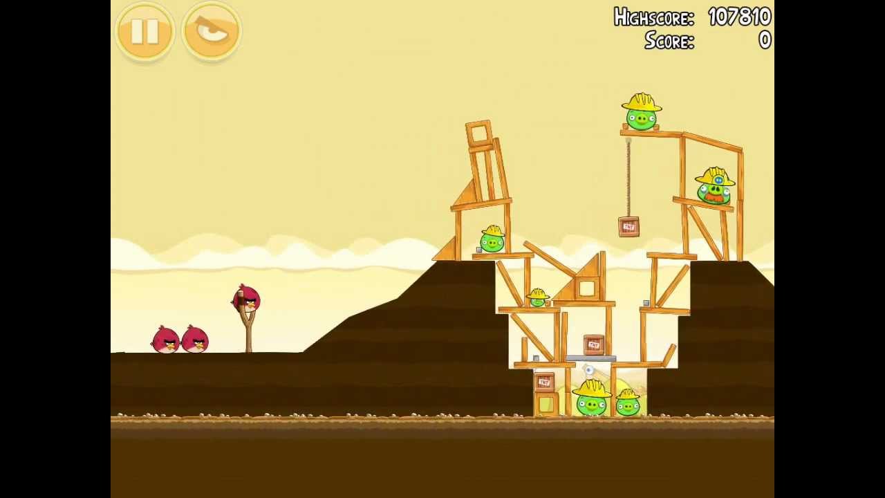 Angry Birds Big Setup 10-15 Walkthrough 3 Star - YouTube