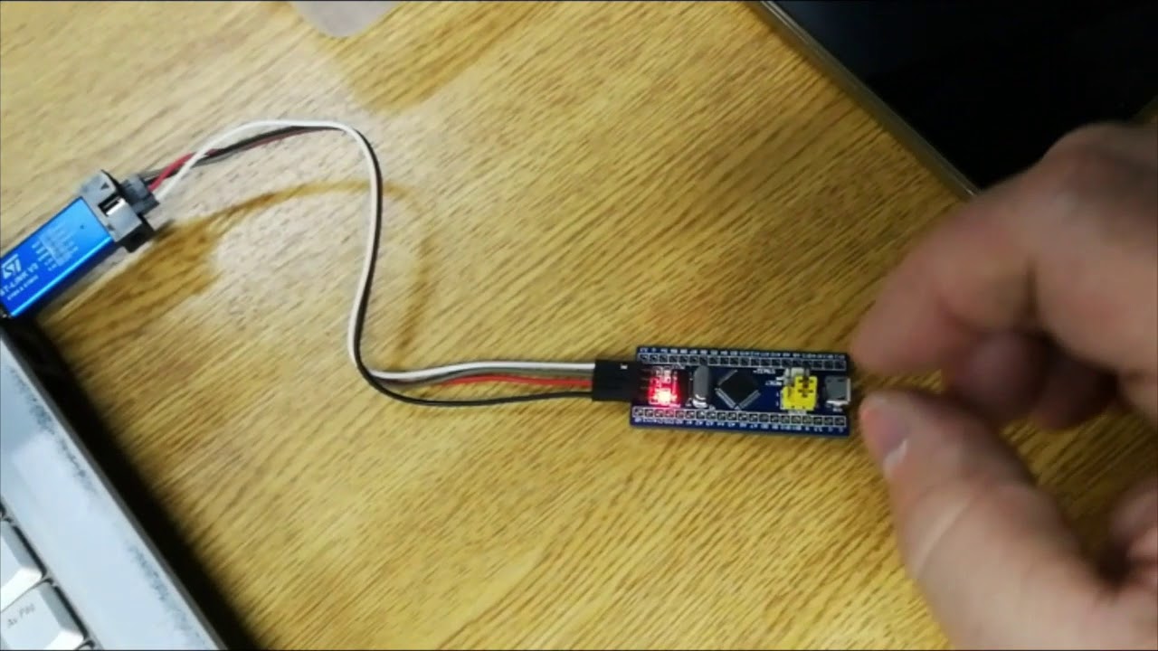 Conexión ST-LINK V2 a PC y borrado bootloader de Arduino en Blue Pill ...