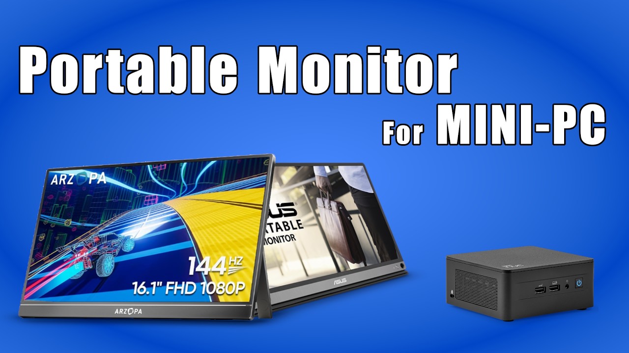 Best Portable Monitor for Mini PC - YouTube