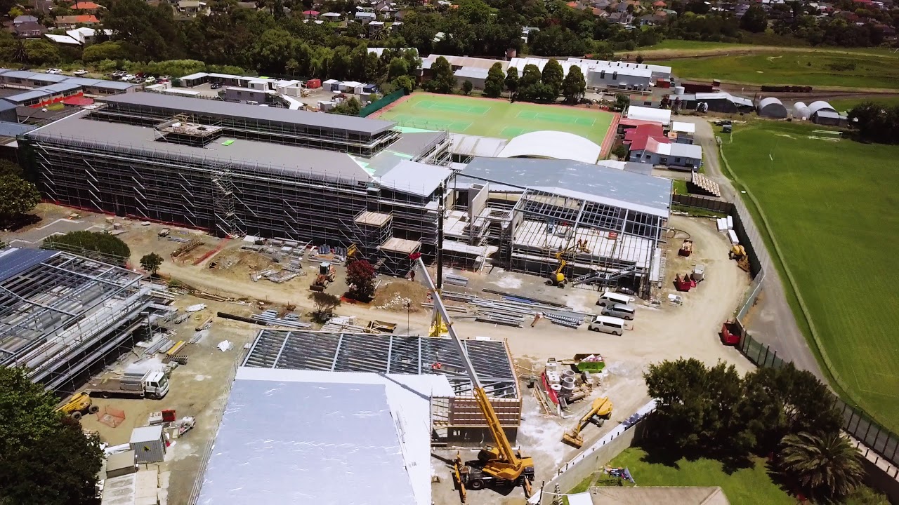 Western Springs College New Build December 2018 - YouTube