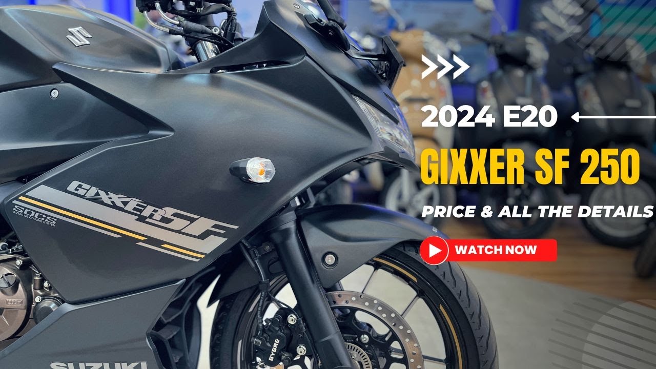 Suzuki Gixxer SF 250 2024 E20 Detail Specification, Features and ...