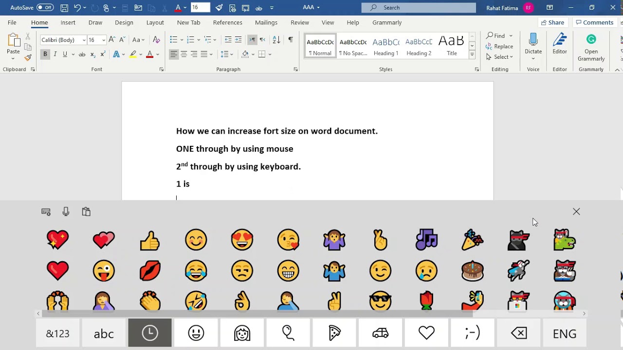 How To Change Text Font Size On MS Word YouTube how-to-change-text-font-size-on-ms-word-youtube