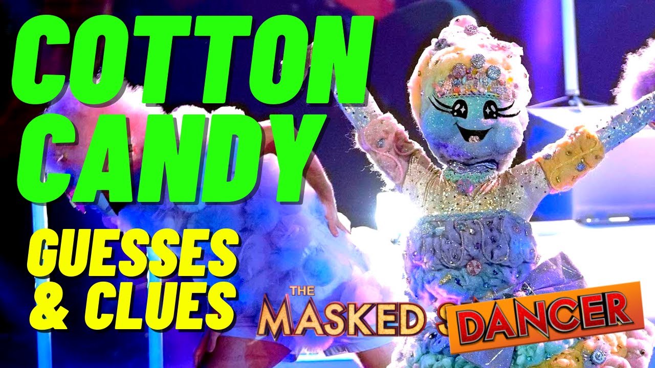 The Masked Dancer Cotton Candy - Clues and Judges Guesses - YouTube