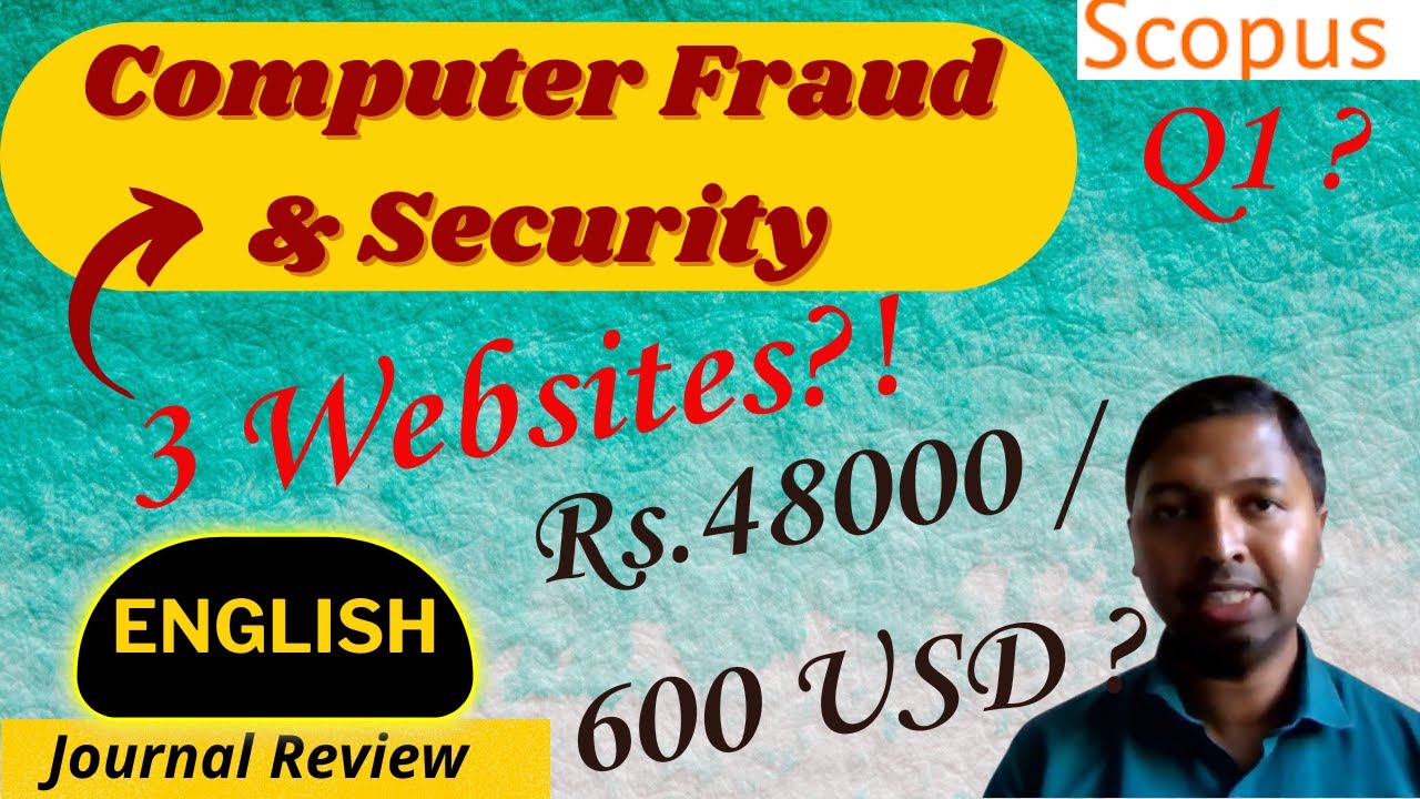 Christo Ananth - Computer Fraud & Security - Mark Allen Group - Scopus - Genuine Review ...