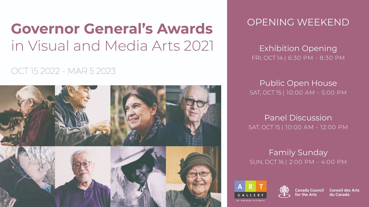 Panel Discussion: Governor General’s Awards in Visual & Media Arts 2021 ...