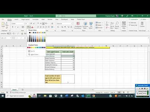Count between two numbers in Excel - YouTube