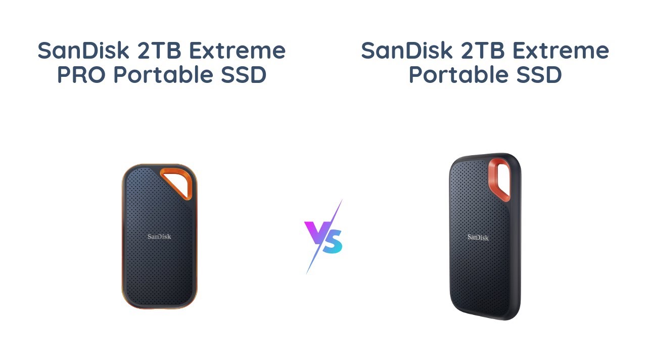 SanDisk Extreme Pro vs Extreme Portable SSD Comparison - YouTube