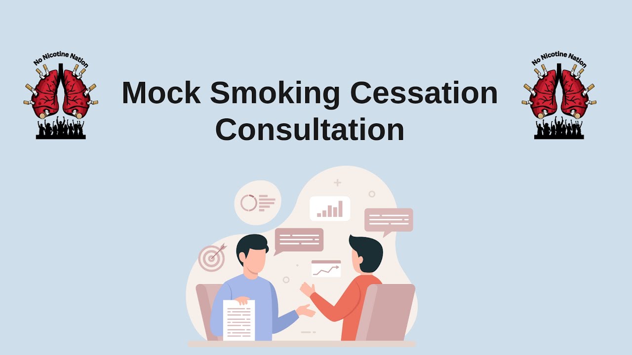 Smoking Cessation Consultation | Pharmacist & Patient Role-Play - YouTube