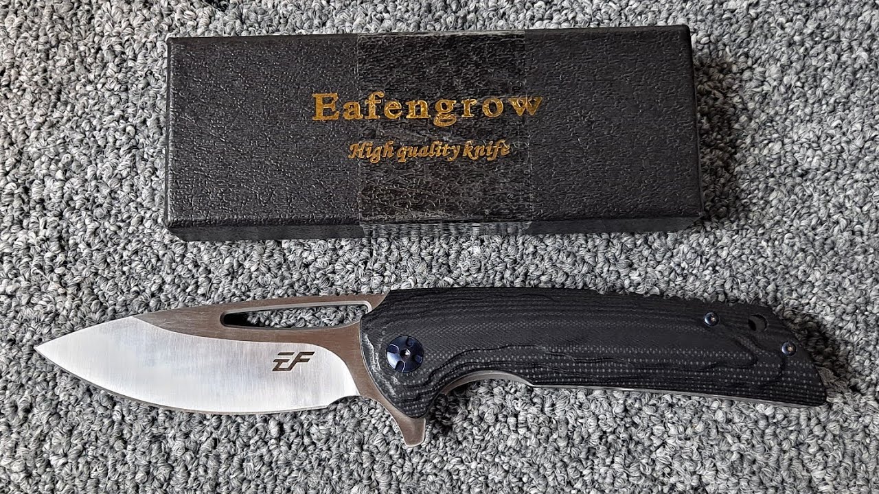 Eafengrow knife ef928 is it a $25 civivi odium knock off - YouTube