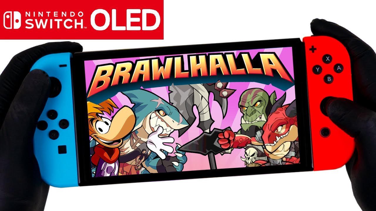 Brawlhalla (Free Game) Nintendo Switch OLED Gameplay - YouTube