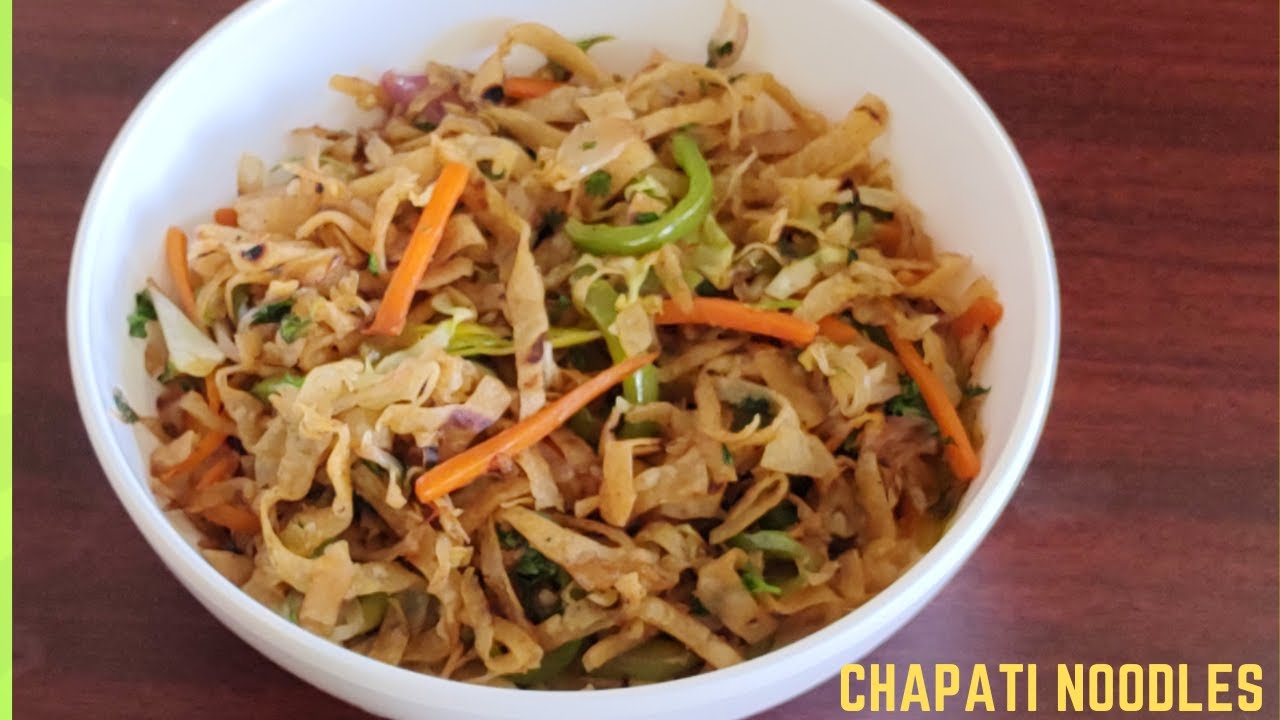 Chapati Noodles|Instant Breakfast Chapati Noodles|Leftover Chapati ...