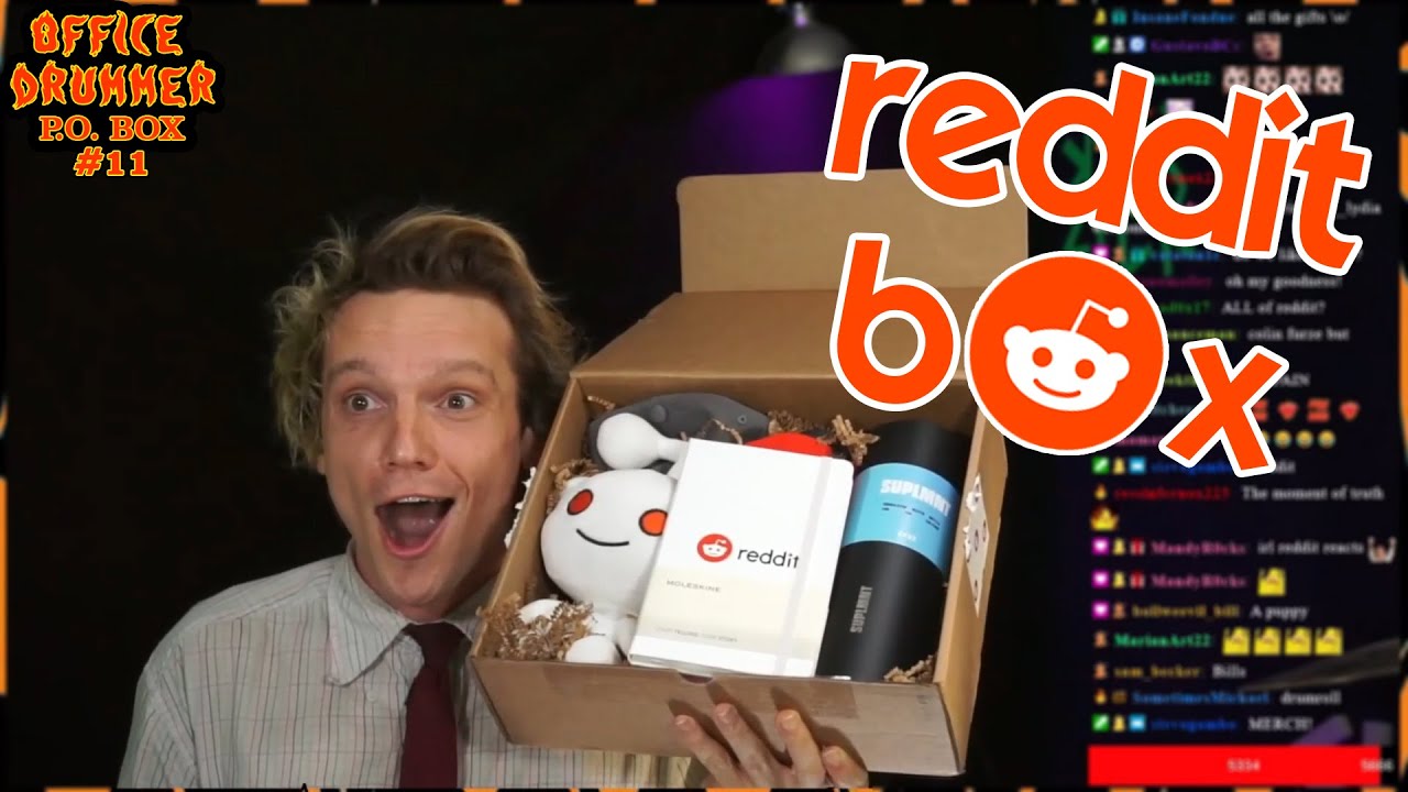 OFFICE DRUMMER GOT A BOX FROM REDDIT | P.O. BOX UNBOXING #11 - YouTube