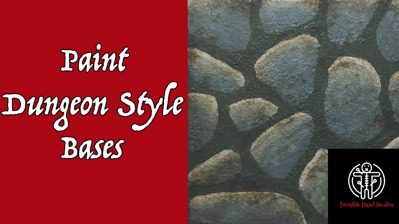Invisible Hand Studios paint Dungeon Style Bases - YouTube