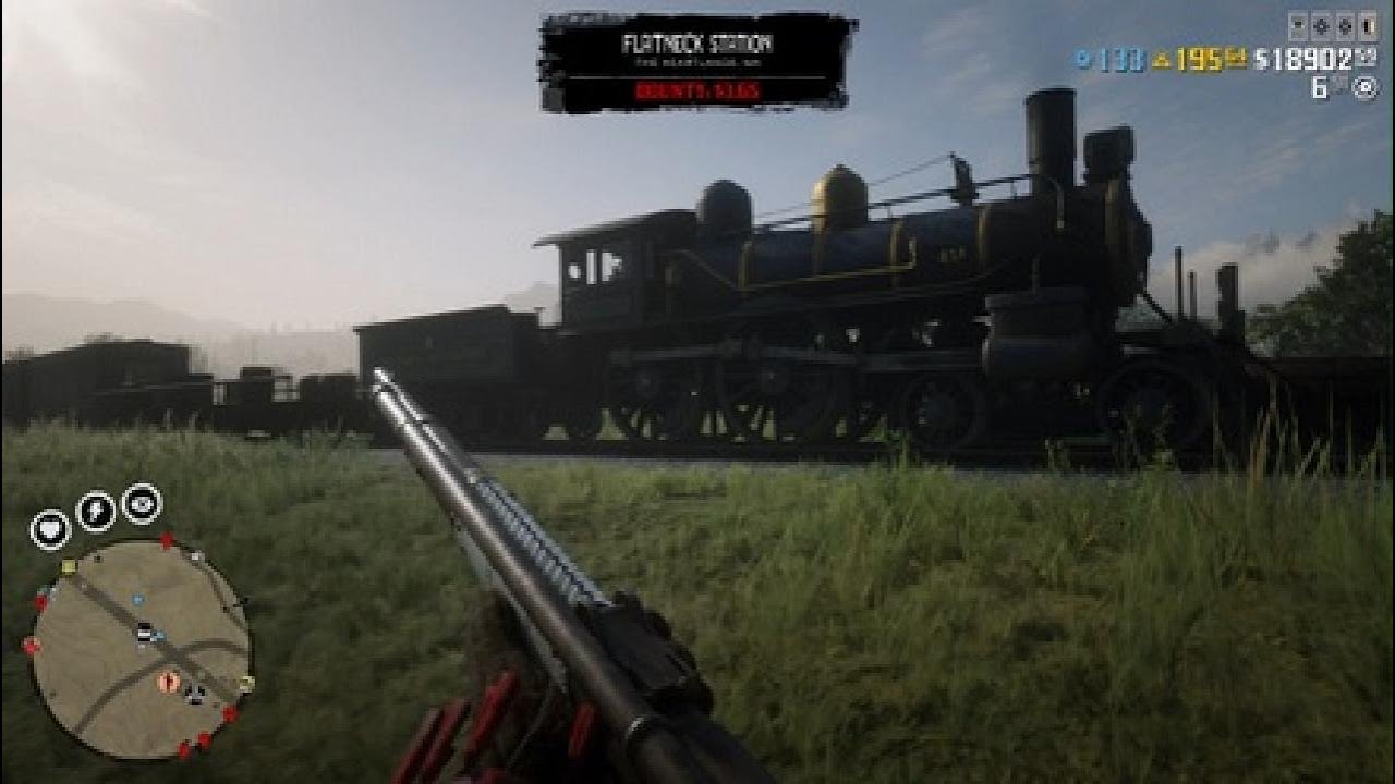 1 FPS RDR2 train - YouTube