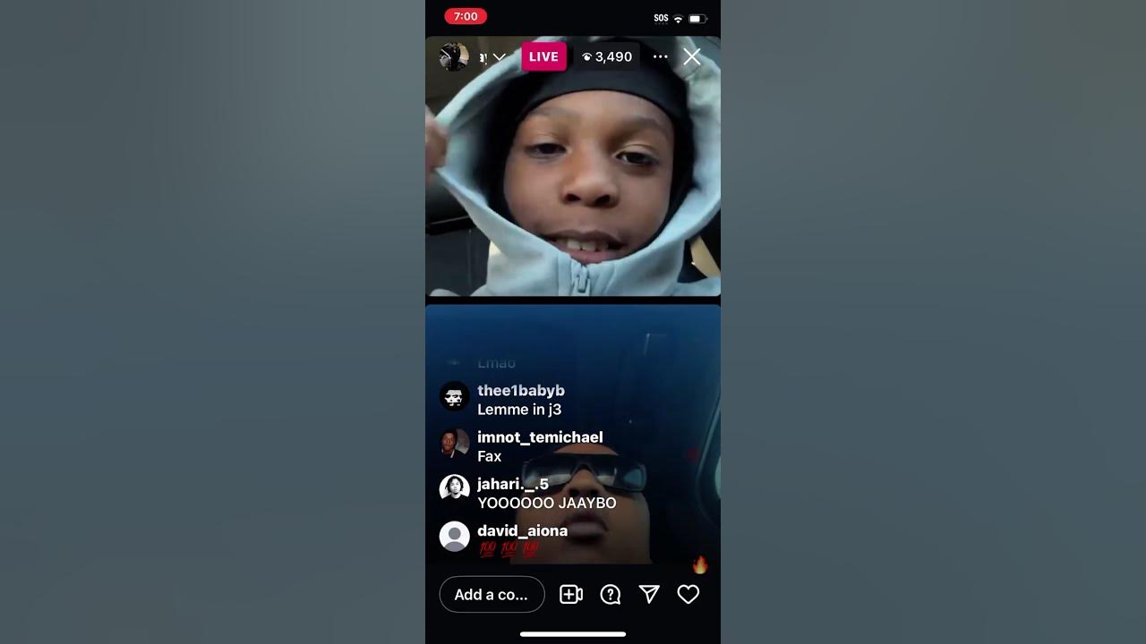 Lil kid on ig live with ebk jaaybo flexing diamond rolex dissing the opps 🔥🔥🔥 - YouTube